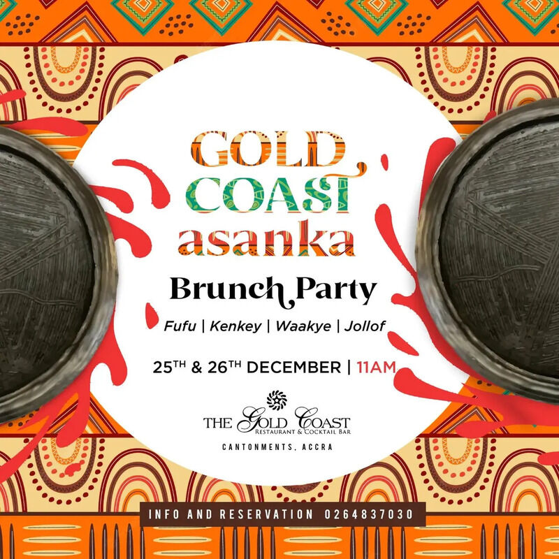eGotickets — GOLD COAST asanka Brunch Party at Cantonments, Ghana, Sun ...