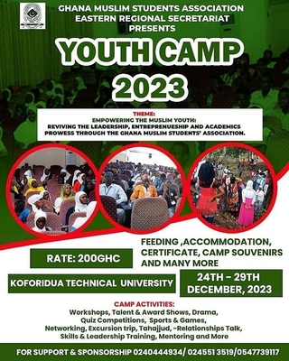 eGotickets — GMSA YOUTH CAMP 2023 at Abba Bentil Theater, KTU,Koforidua ...