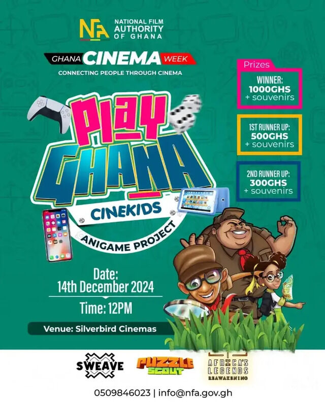 eGotickets — Play Ghana at Silverbird Cinemas Accra Mall, Ghana, Sat ...
