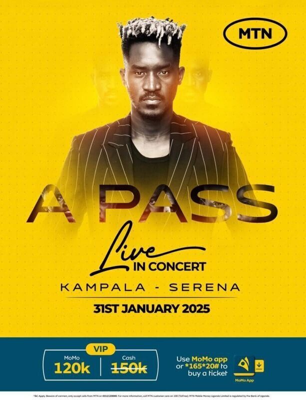 eGotickets — Apass Live in Concert 2025 at Kampala Serena Hotel, Uganda, Fri, 31 Jan 2025 at 7: ...
