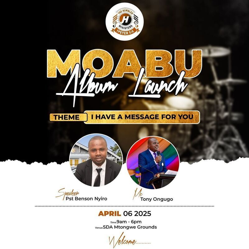 eGotickets — MOABU ALBUM LAUNCH at Mtongwe Naval Base, Kenya, Sun, 06 ...