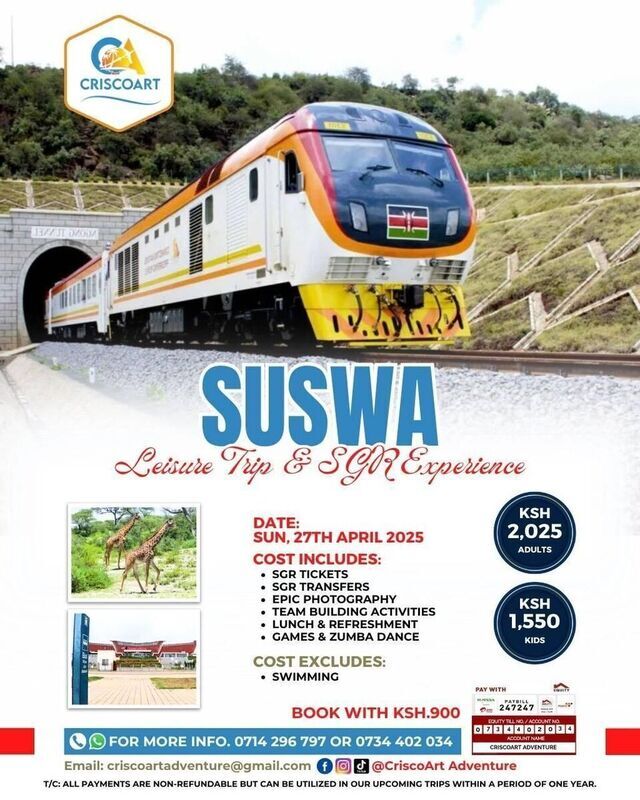 eGotickets — SUSWA SGR LEISURE TRIP at Suswa Narok, Kenya, Sun, 27 Apr ...