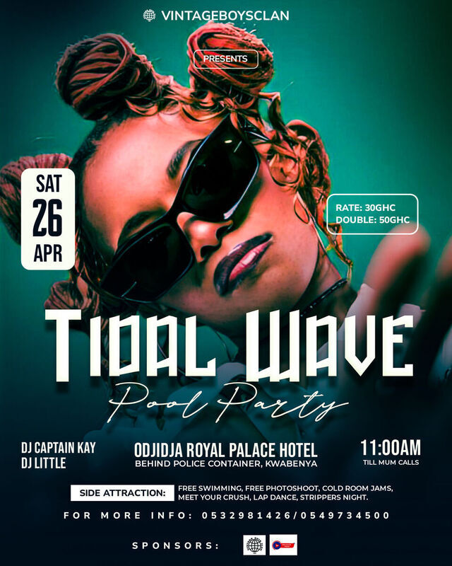 eGotickets — TIDAL WAVE POOL PARTY at ODJIDJA ROYAL PALACE HOTEL ...