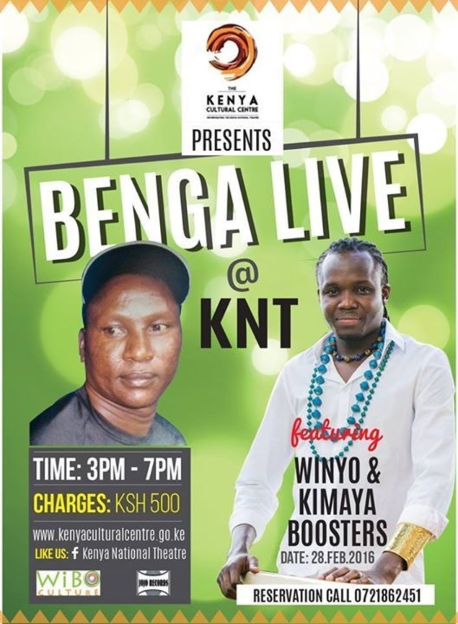 eGotickets — Benga Live at KNT Episode 2 at Kenya national Theatre ...